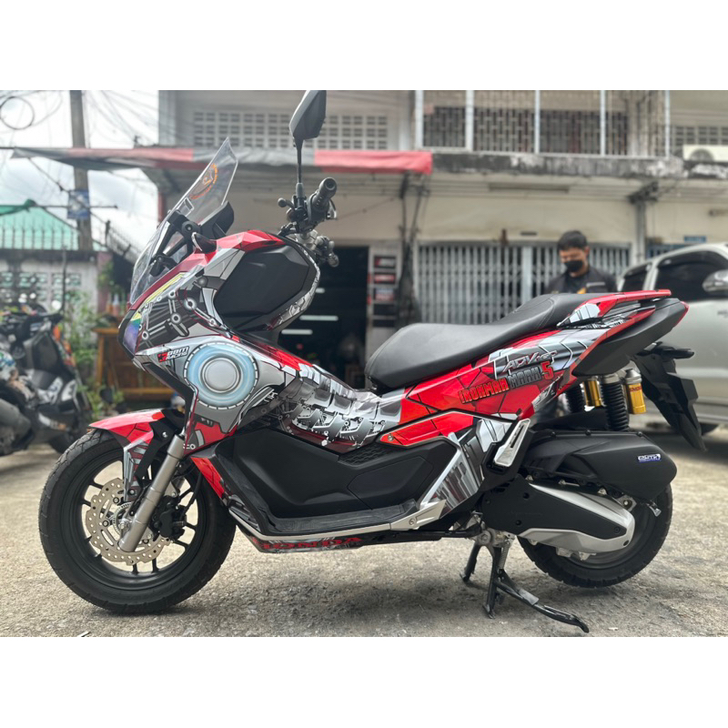 sticker honda adv160 ลายไอรอนแมน | Shopee Thailand