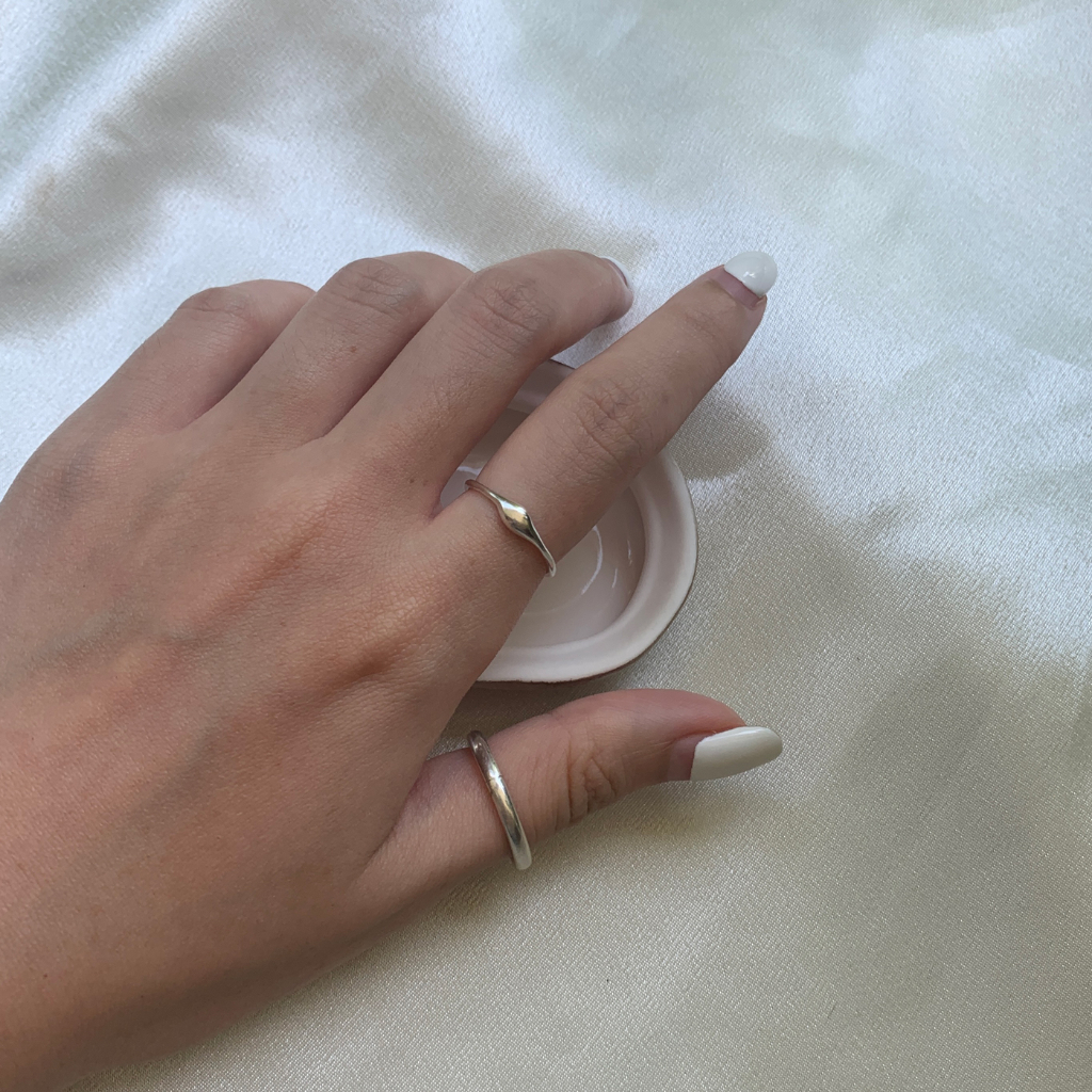 tidal wave ring silver925 แหวนเงินแท้ | Shopee Thailand
