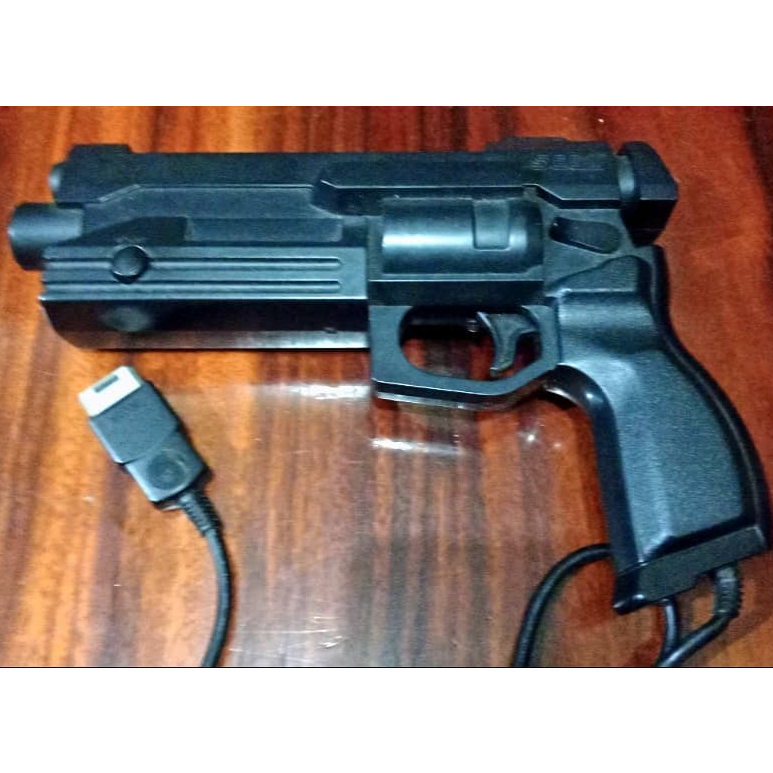 Sega Saturn - Light Gun Controller /// Virtua Cop Game (Spine Card ...