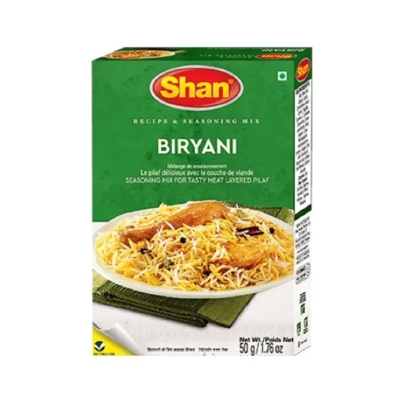 Shan ชาน บิร์ยานี ผงปรุงข้าวหมก Shan Biryani Recipe & Seasoning Mix ...