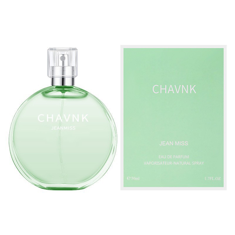 น้ำหอมแท้ของผู้หญิง CHAVNK (สีเขียว) 50MLกลิ่นหอมหวาน สดชื่น ละมุน มา ...
