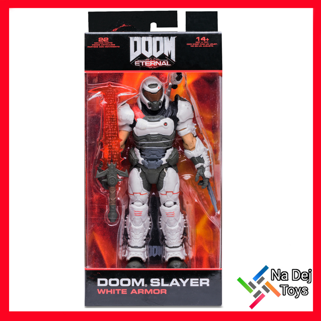 Doom Slayer White Armor Doom Eternal McFarlane Toys 7" Figure ดูม สเลเย ...