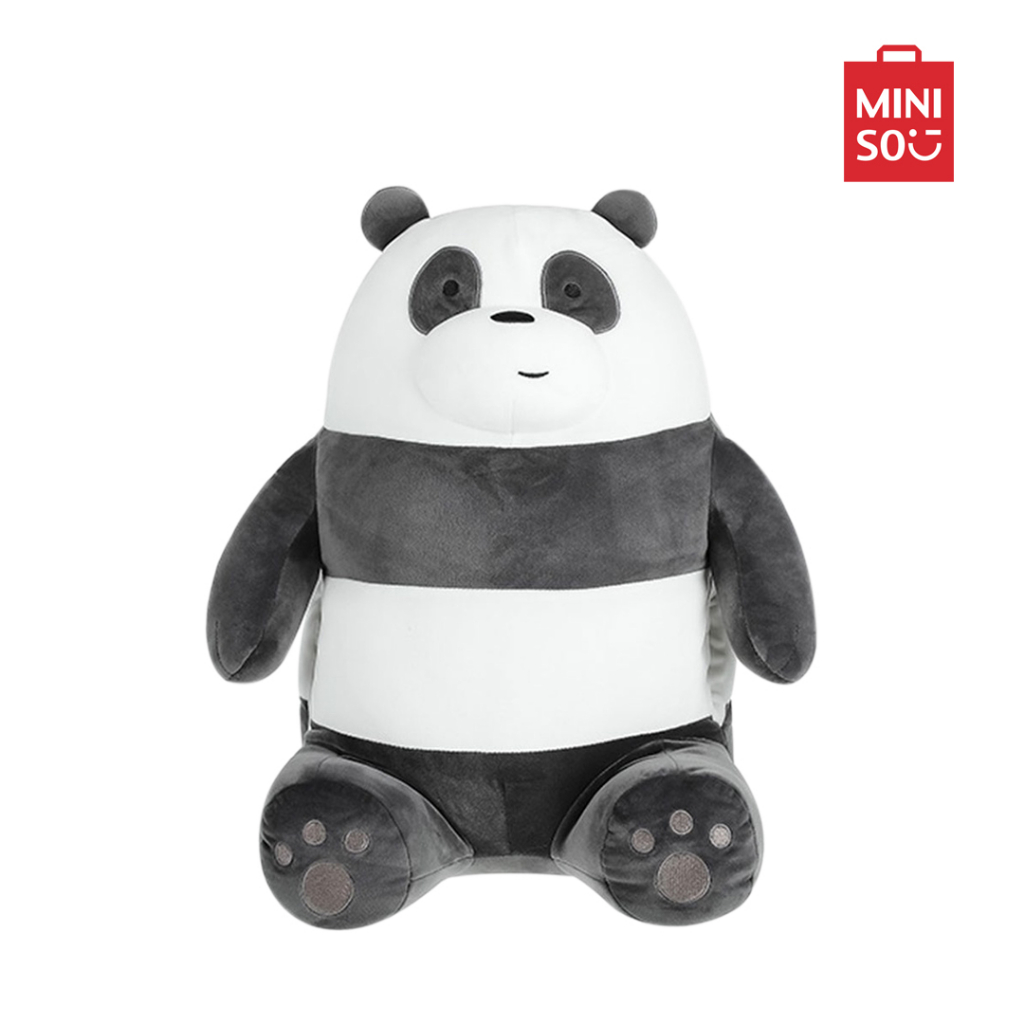 MINISO ตุ๊กตาหมอนข้างแบบนั่ง We Bare Bear ของขวัญวันเกิด Panda | Shopee ...