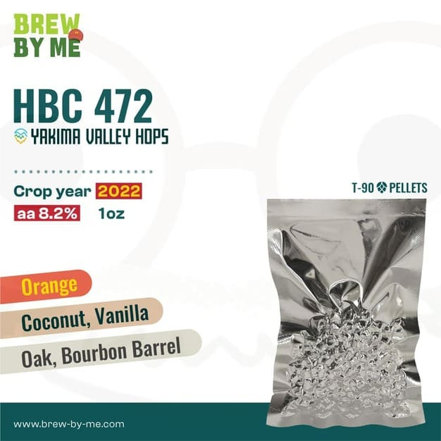 ฮอปส์ HBC 472 ELLET HOPS (T90) โดย Yakima Valley | ทำเบียร์ Homebrew ...