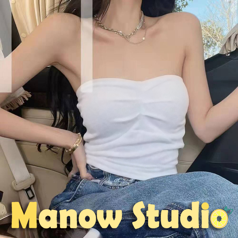 เกาะอก เสื้อเกาะอกผู้หญิง เกาะอกแฟชั่น 888 Manow.studio | Shopee Thailand