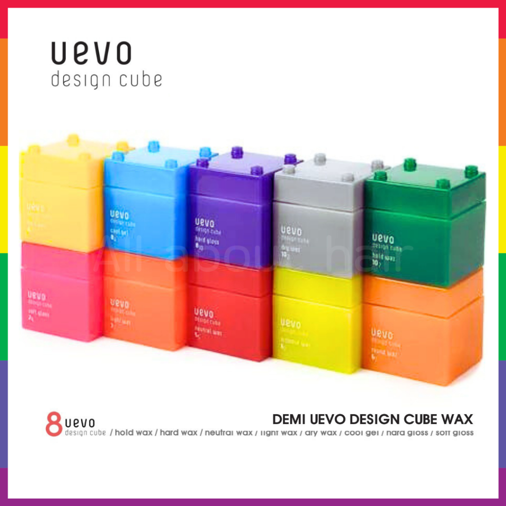 DEMI UEVO DESIGN CUBE แว็กซ์จัดแต่งทรงผม ให้ผมอยู่ทรง เงางาม (ปริมาณ 80 กรัม) | Shopee Thailand