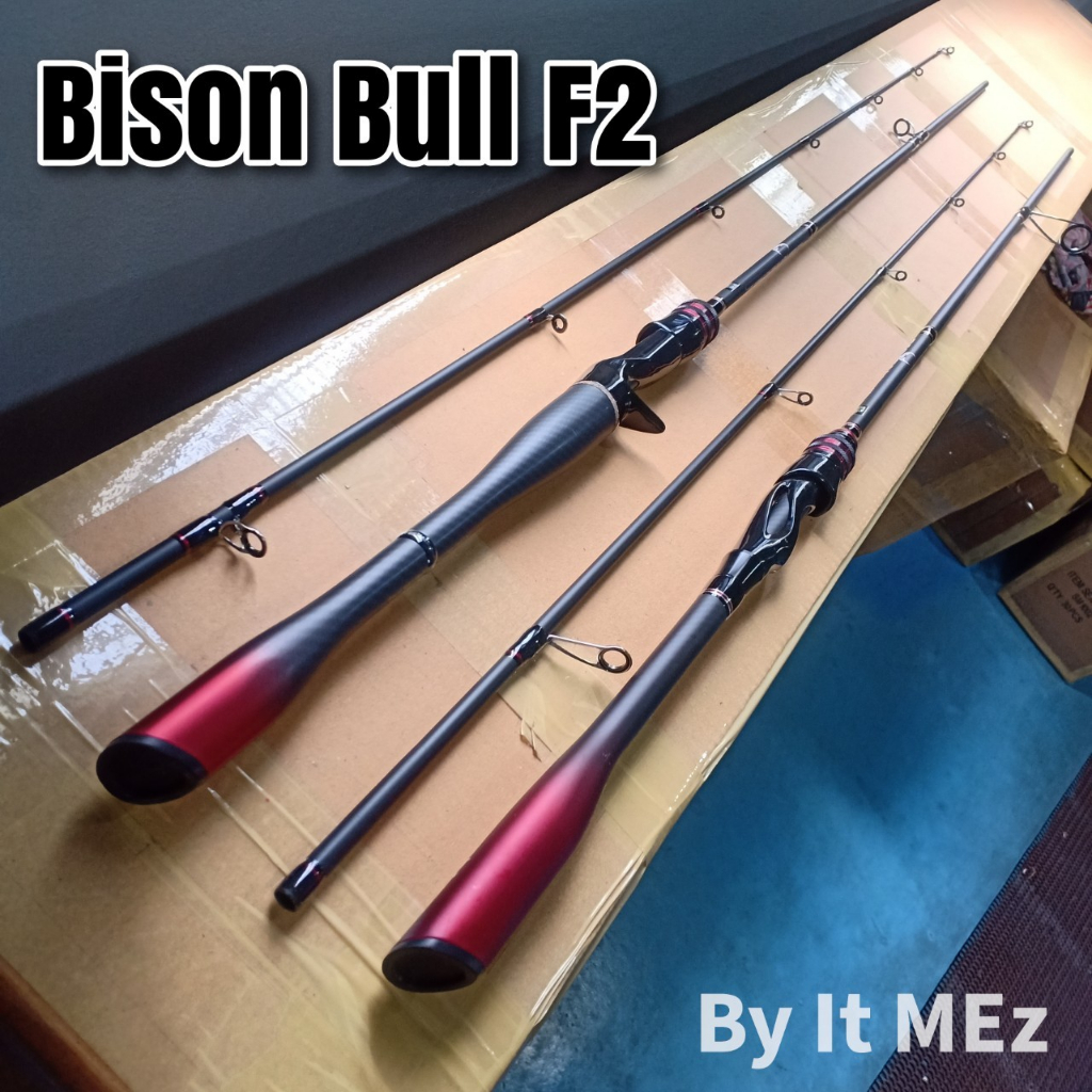 ของแท้ ราคาถูก คันตีเหยื่อปลอม คันไบซันบลู Bison Bull F2 กระทิงรุ่นใหม่ ...