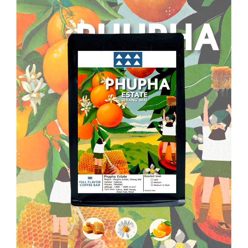 Fullflavor coffee Roaster เมล็ดกาแฟ คั่วอ่อน PhuPha Estate | Shopee Thailand