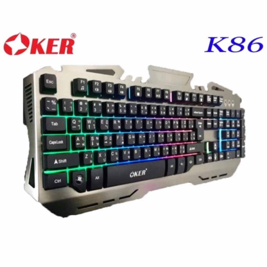 OKER K86 MAGIC PHOTON Semi Mechanical switch Gaming Keyboard | Shopee ...