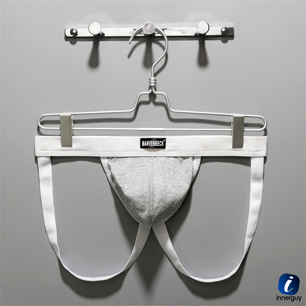 กางเกงในชาย JOCKSTRAP Manvenbeck ผ้าคอตตอน ขอบยางยืดหนานุ่ม กระชับรัดรูป เน้นสะโพกกลมกลึง เปิด ...