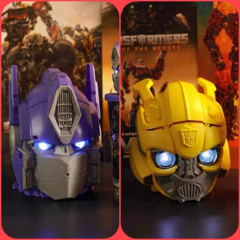 🎈พร้อมส่ง🎈ถังป๊อปคอร์น Optimus Prime Bucket Transformers ของแท้ ...