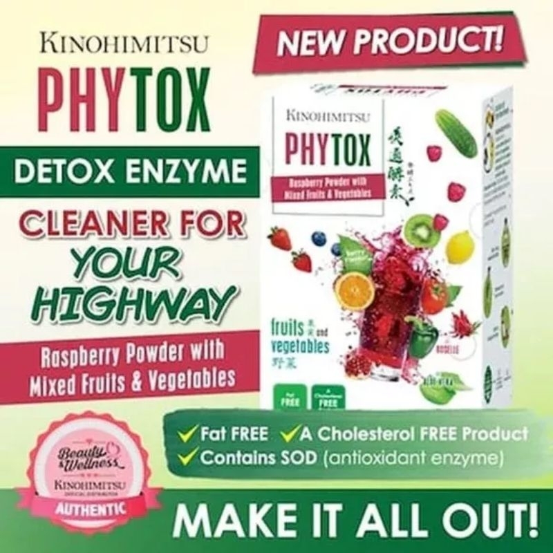 KINOHIMITSU Phytox Enzyme Dtox juice (14sachets×14g) | Shopee Thailand