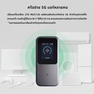 พร้อมส่ง Mobile ZTE MU5120 U50 Pro/Max 5G เราเตอร์ซิมการ์ด WiFi ชาร์จ ...