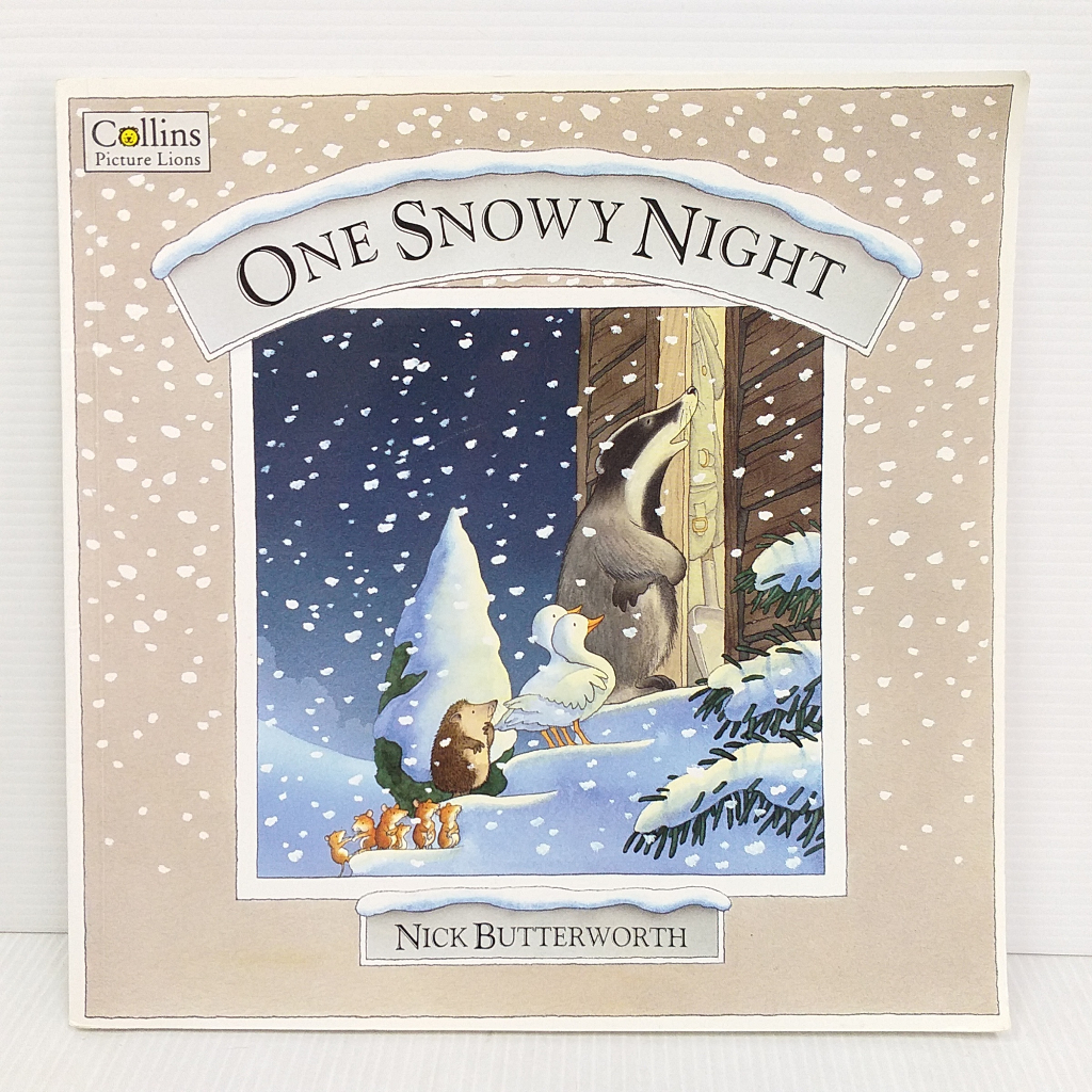 One Snowy Night นิทานภาษาอังกฤษ มือสอง By Nick Butterworth นิทานดัง ปก ...