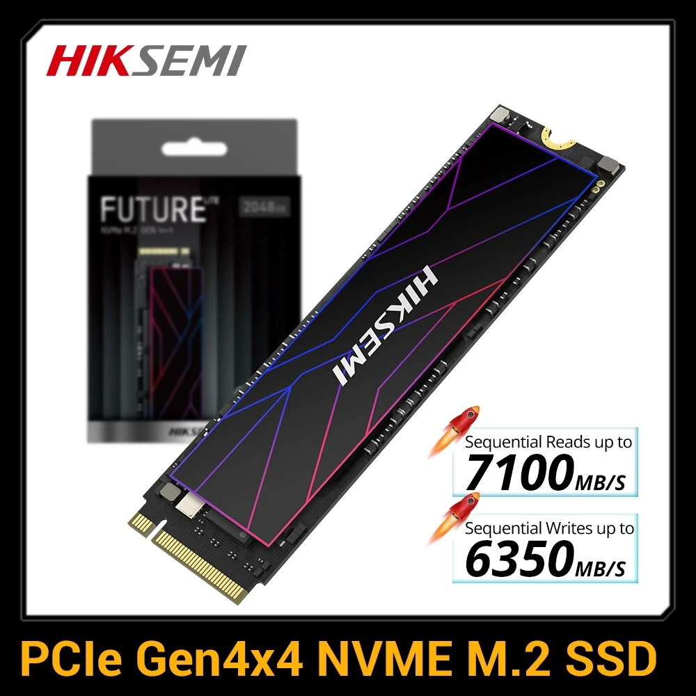 2TB SSD (เอสเอสดี) HIKSEMI FUTURE CONSUMER SSD - PCIe 4x4/NVMe M.2 2280 ... 2TB SSD (เอสเอสดี) HIKSEMI FUTURE CONSUMER SSD - PCIe 4x4/NVMe M.2 2280 ...