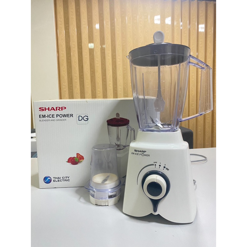 เครื่องปั่นน้ำผลไม้ SHARP EM-ICEPOWER 1.5 ลิตร | Shopee Thailand