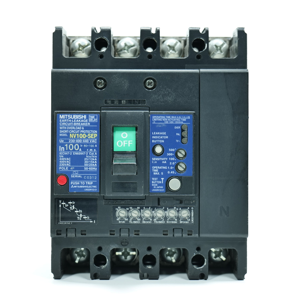NV100-SEP MITSUBISHI NV100-SEP 4P 100A ELCB NV100-SEP MITSUBISHI NV100 ...