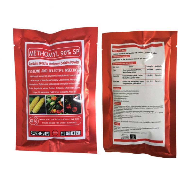 Lannate 90% (ซองละะลายนํ้า) กำจัดหนอน เพลี้ยไฟ หนอนเจาะ แมลงปากดูด ...