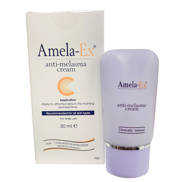 Amela-Ex Anti - Melasma Cream 30ml. อเมลา-เอ็กซ์ แอนไท-เมลาสมา ครีม 30 กรัม | Shopee Thailand