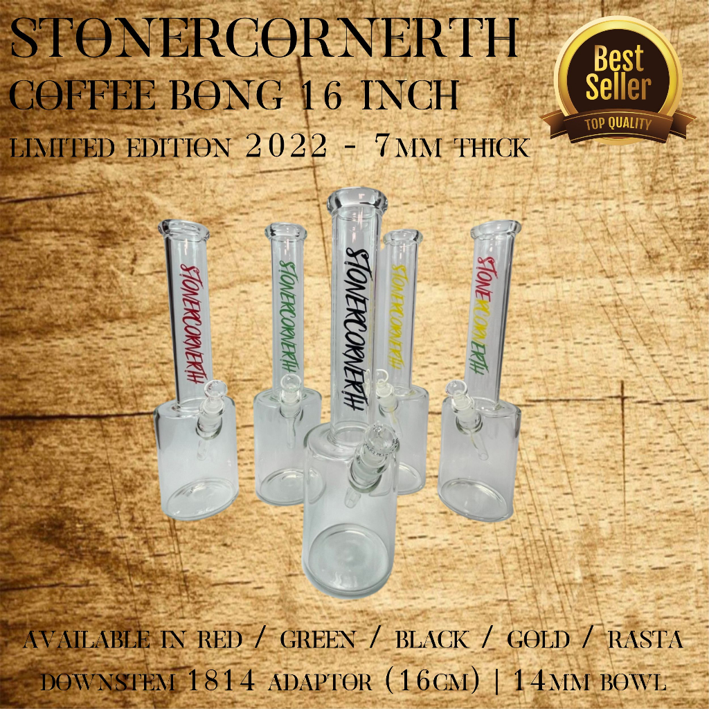 แจกันแก้ว Stonercornerth COFFEE 16 Inch - Limited Edition 2022 - 16 Inches Tall 7 mm Thick ...