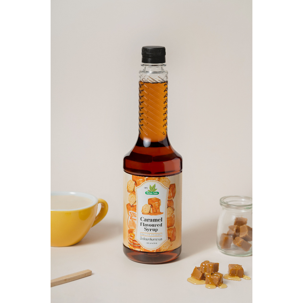Nature Taste Caramel Syrup น้ำเชื่อมไซรัป กลิ่นคาราเมล ตราเนเจอร์เทส ...