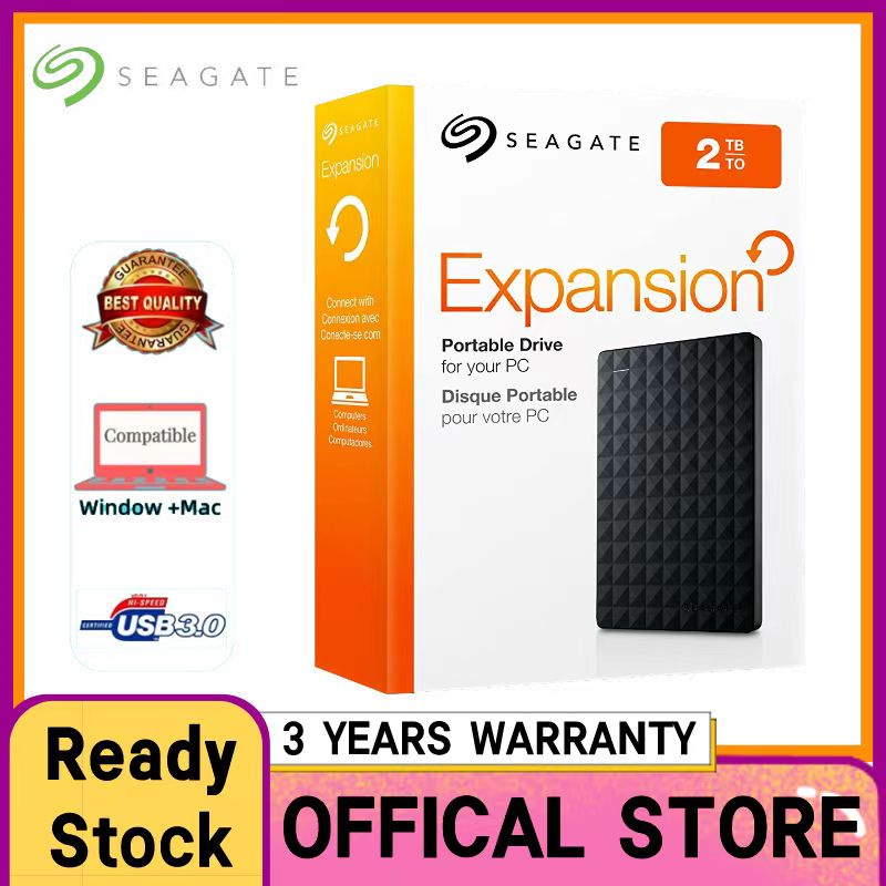 Seagate harddisk external 1TB 2TB External harddisk HDD ฮาร์ดดิสก์ Hard ...
