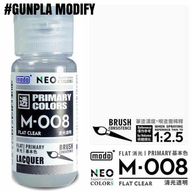 MODO NEO COLOR เคลียร์เงา เคลียร์ด้าน เคลียร์กึ่งเงา สูตรแลคเกอร์ ขนาด ...