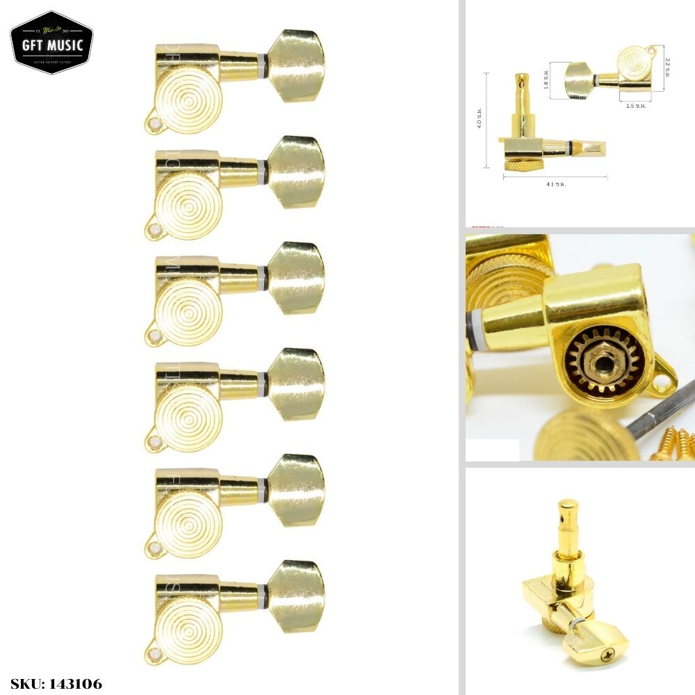 Fortis รวมลูกบิดกีต้าร์ไฟฟ้า รุ่น FD-Lock สีทอง ทุกรุ่น แถมฟรีปิ๊ก ...