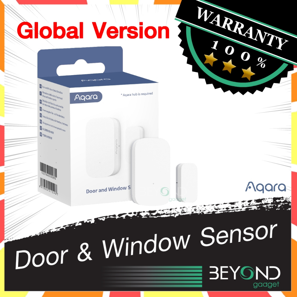 Global Version + รุ่นใหม่ ️ AQARA Door Windows Sensor เซนเซอร์ประตู เซ็นเซอร์หน้าต่าง Smart home ...