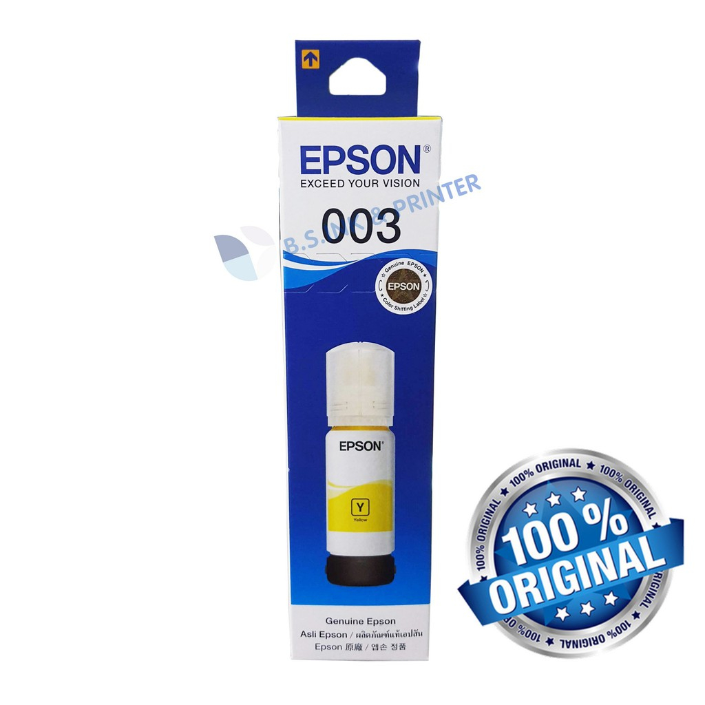 หมึกเติมแท้ Original Epson 003 For Epson L1110/ L3110/ L3150/ L5190 ...
