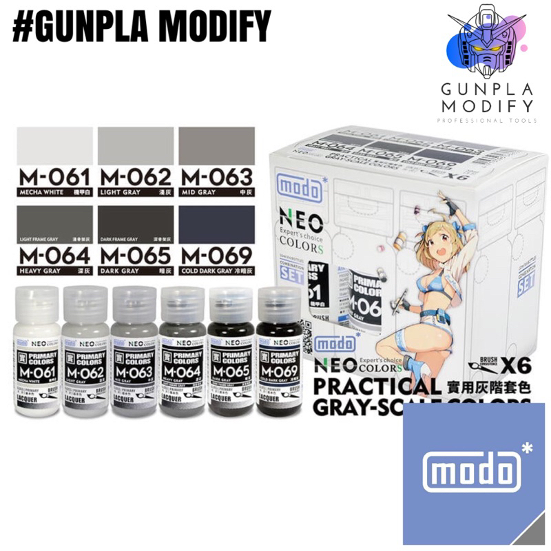 MODO C259 NEO COLOR Practical Gray Scale Color Set ชุดสีเทาสำหรับไล่แสง ...
