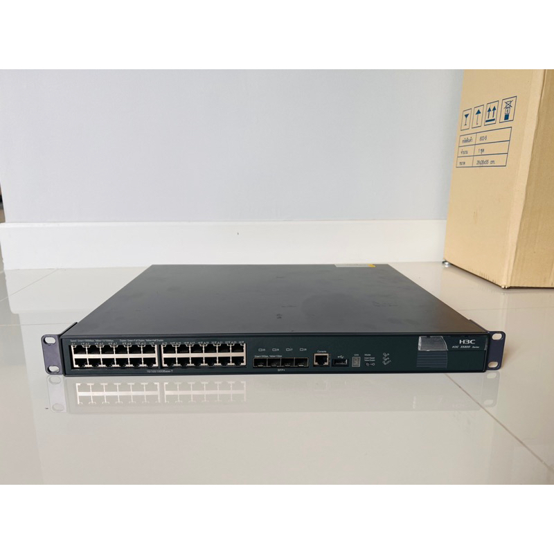 สวิท 10g H3C S5800 32C 24 Gigabit sfp 10g สวิทมือสองพร้อมใช้งาน ...
