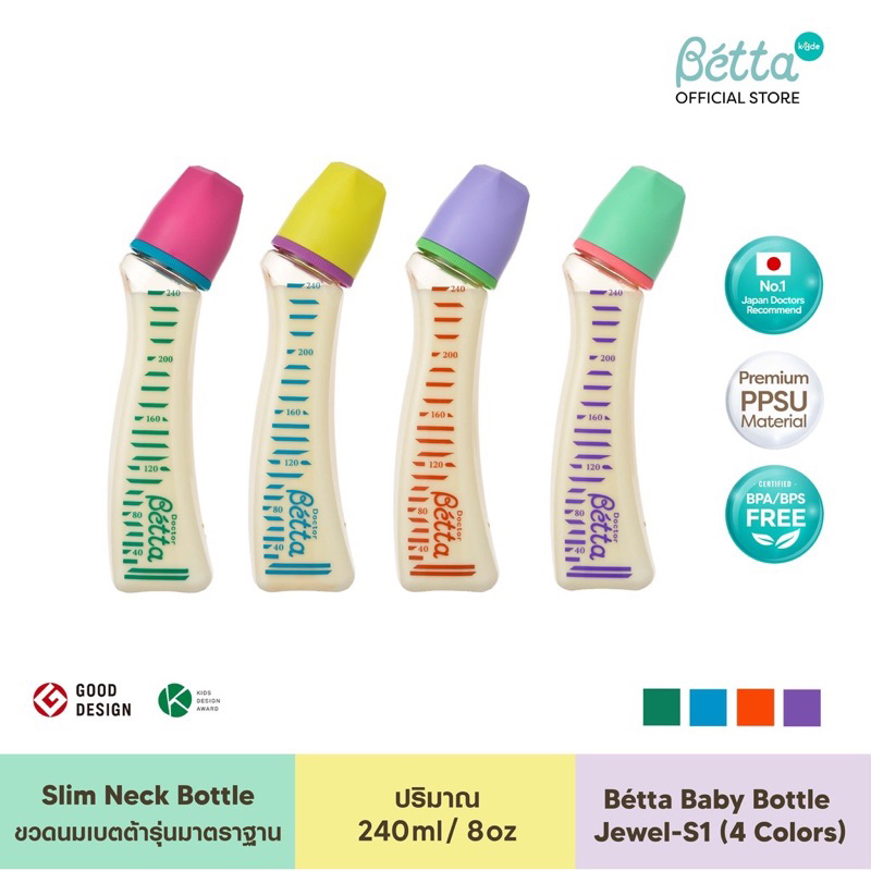 ขวดนม Dr.betta - รุ่นS1-240ml ขวดสีชา | Shopee Thailand