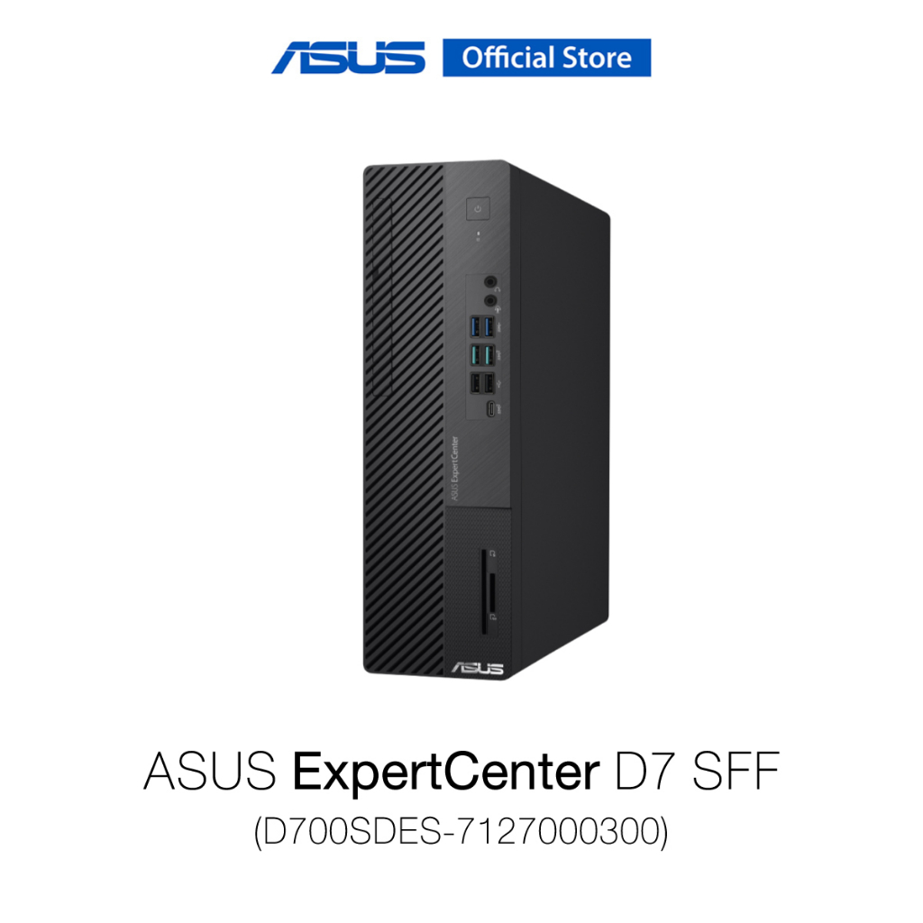 ASUS ExpertCenter D7 SFF (D700SDES-7127000300) Desktop PC, Intel Core ...