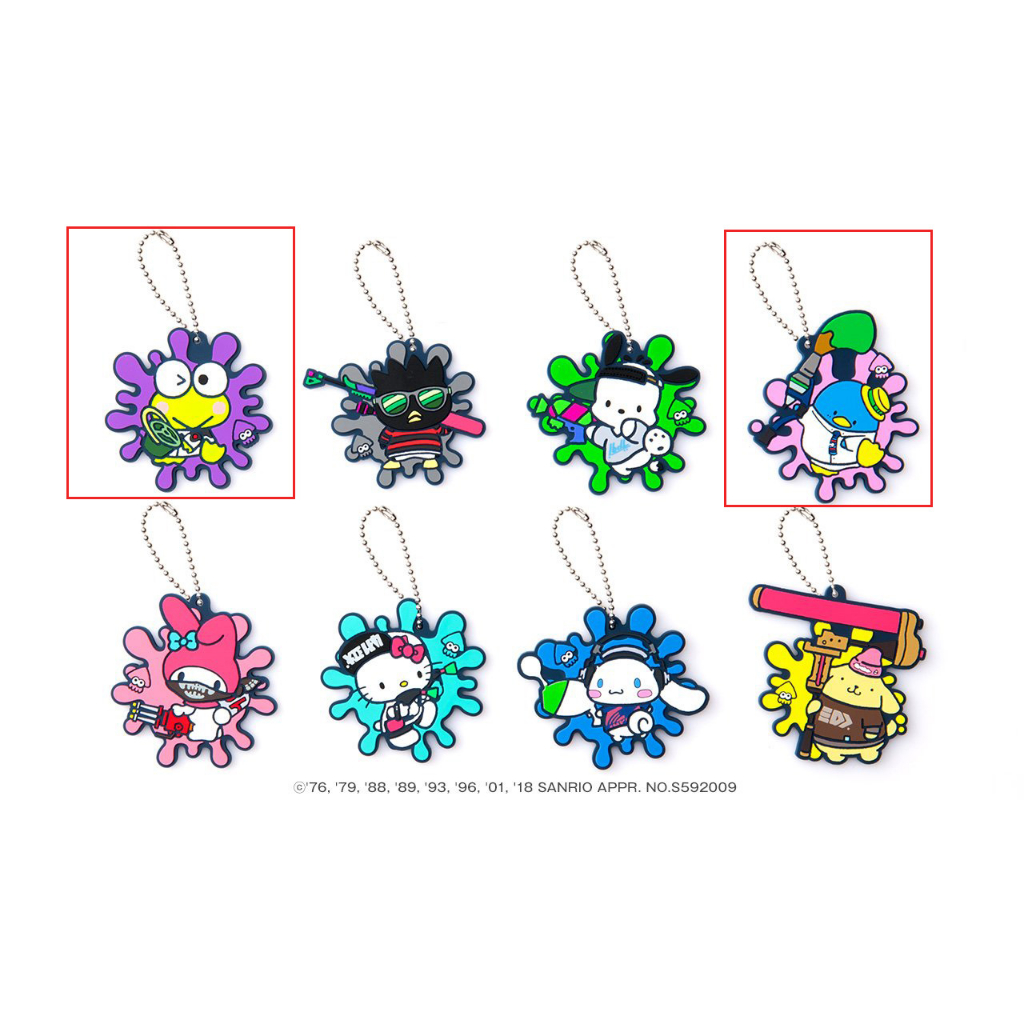 (**มือสอง**) Splatoon2 x Sanrio Characters Special Rubber Mascot พวง ...