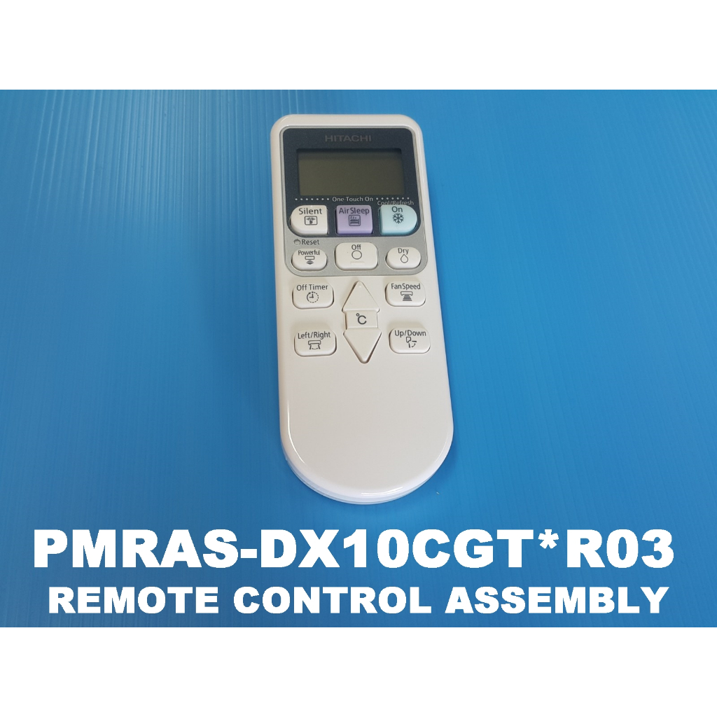 รีโมท REMOTE CONTROL ยี่ห้อ Hitachi อะไหล่แท้ พาร์ท PMRAS-DX10CGT*R03 | Shopee Thailand