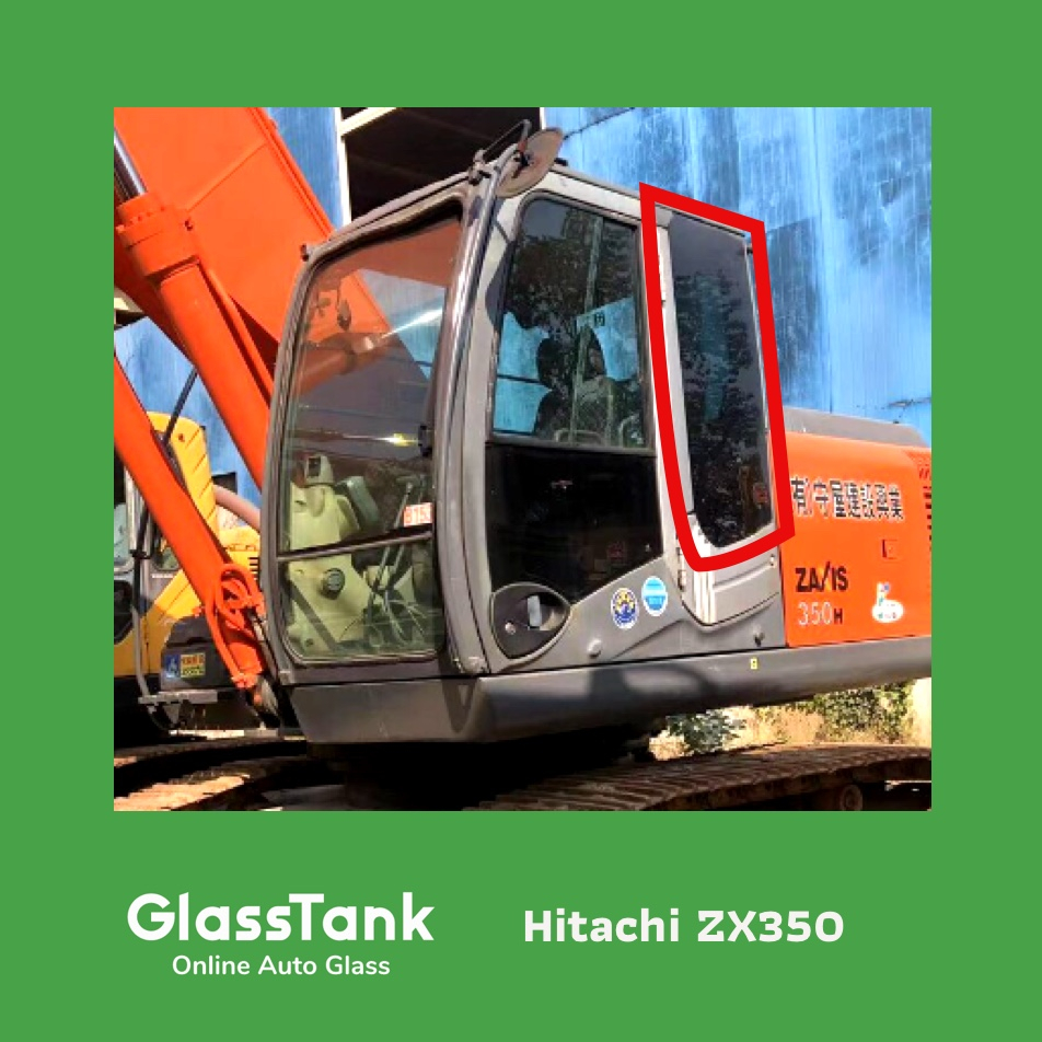กระจกบานตายหลังซ้ายสุด Hitachi ZX350 กระจกแม็คโคร | Shopee Thailand