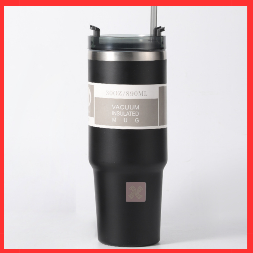 แก้วเยติเก็บความเย็น 30.OZ/890ML. แก้วน้ำเก็บความเย็นพร้อมหลอด | Shopee Thailand