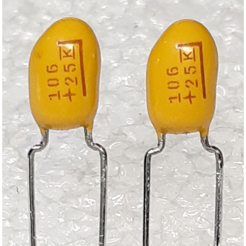 C Tantalum 10uf 106 25v capacitor ตัวเก็บประจุ ชนิด แทนทาลัม ...