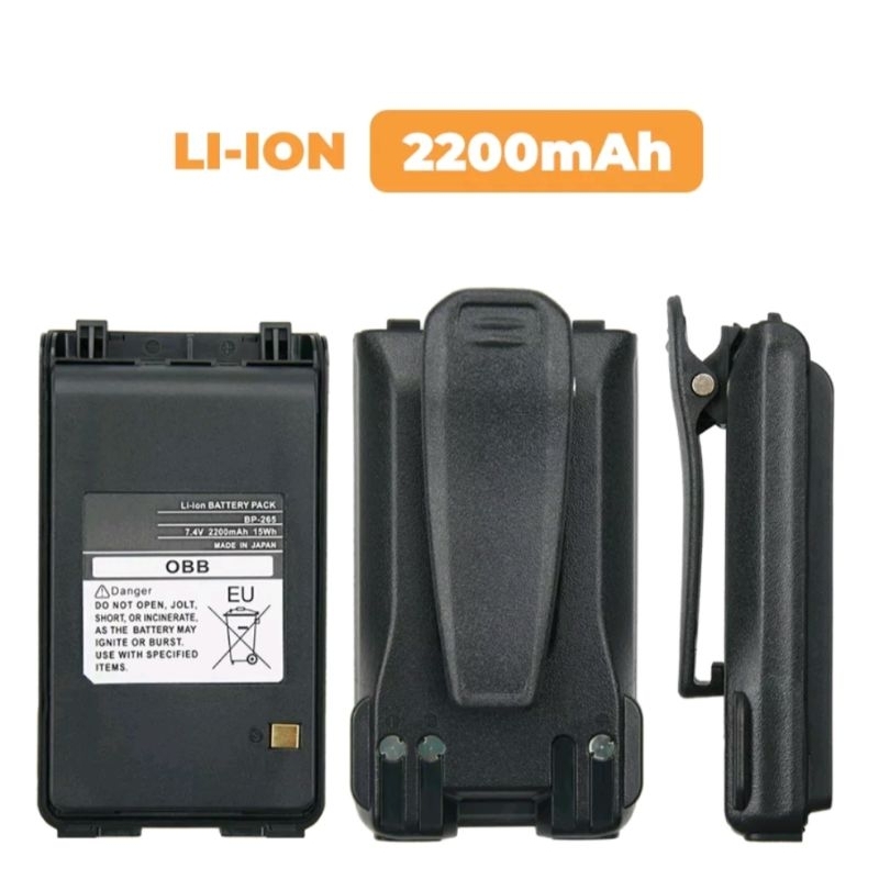 แบตเตอรี่ลิเธียมไอออน BP-265 สำหรับ ICOM | Shopee Thailand