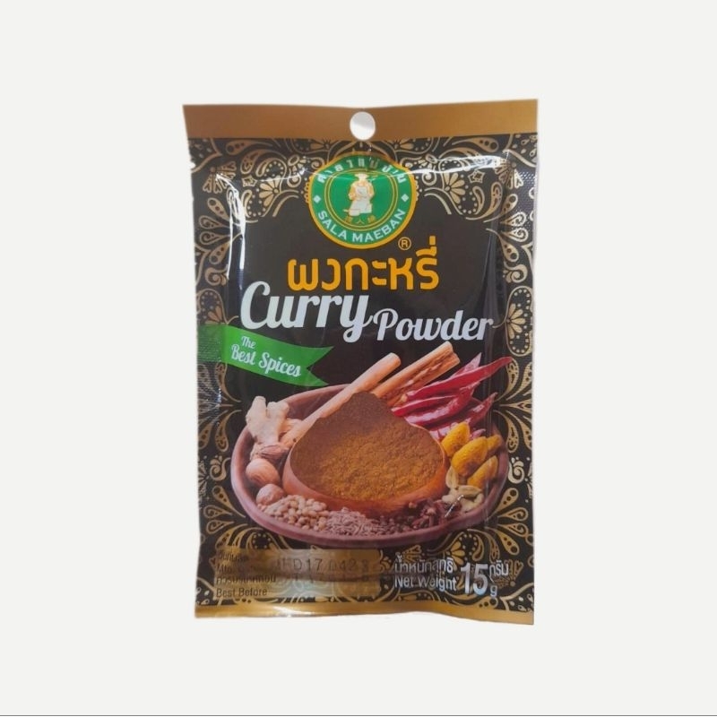 ศาลาแม่บ้าน ผงกะหรี่ 15 กรัม Sala Maeban Curry Powder 15g ผงกะหรี่สำเร็จรูป | Shopee Thailand