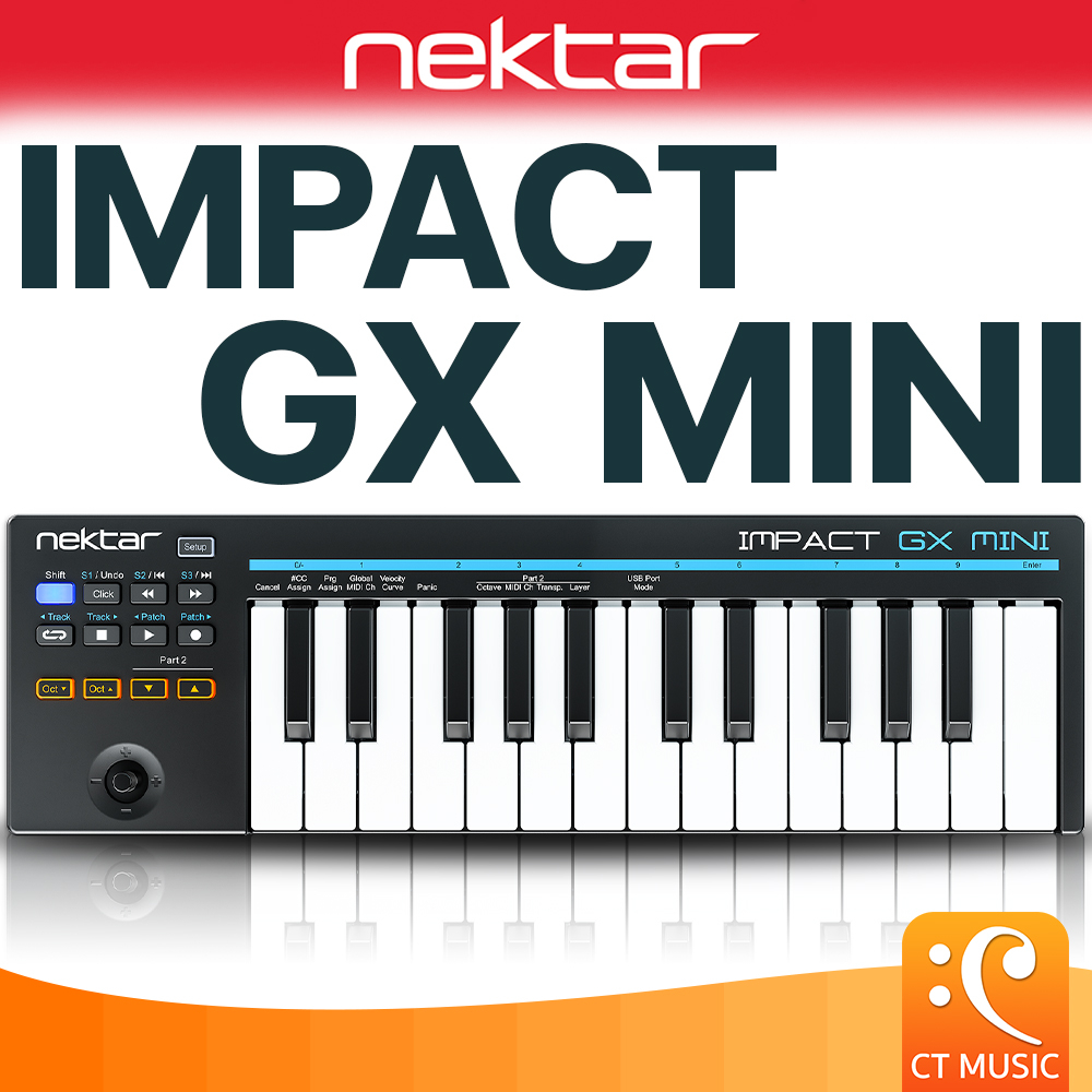 Nektar Impact GX Mini Keyboard MIDI คีย์บอร์ด มีดี้ | Shopee Thailand