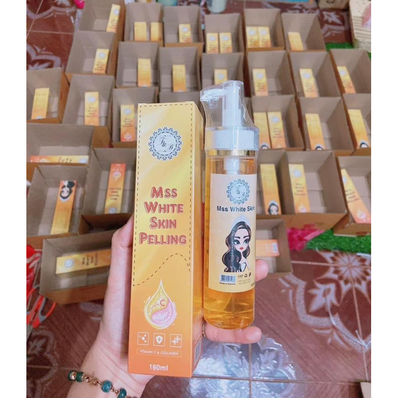 น้ำยาลอกผิว MSS WHITE SKIN | Shopee Thailand