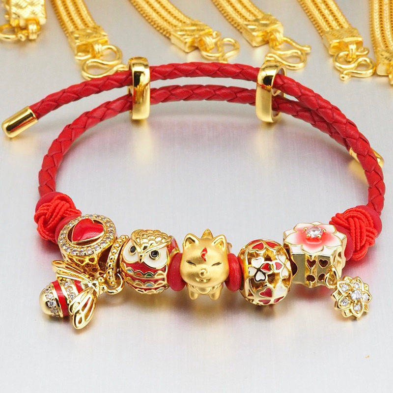 Anya Charm จิ้งจอกเก้าหาง ทองคำแท้ 99.9% | Shopee Thailand