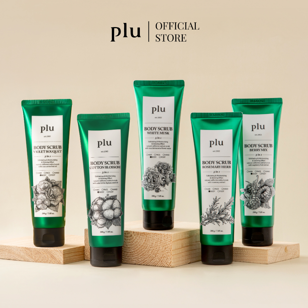 PLU BODY SCRUB 200G (5PCS) | Shopee Thailand