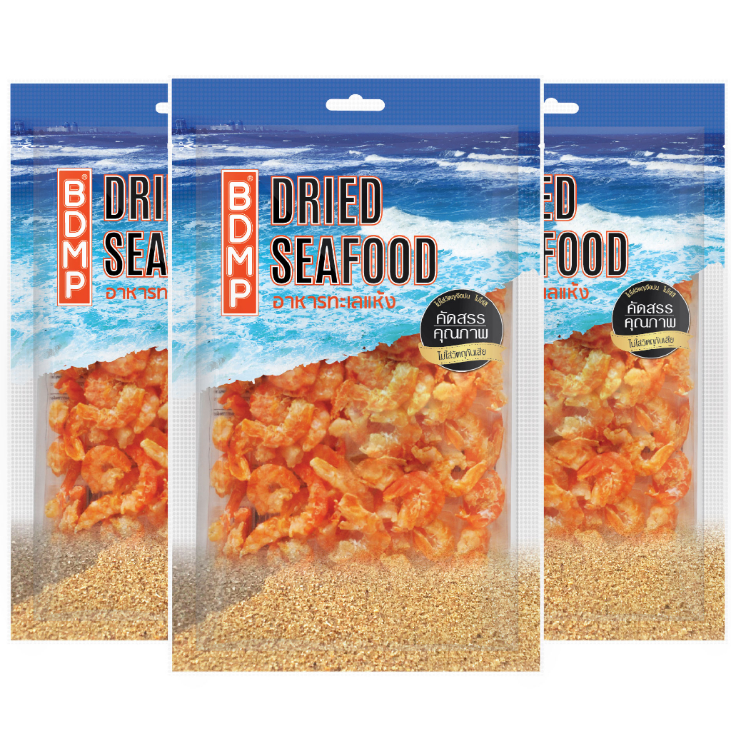 BDMP กุ้งแห้ง กุ้งขาวแห้ง (กุ้งมันขนาดพิเศษ) น้ำหนัก 100 กรัม | Shopee ...