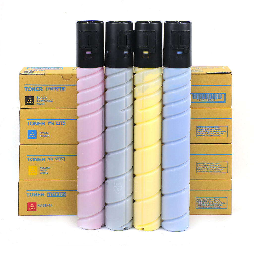 Color Copier Toner Cartridge TN321 For Konica Minolta Bizhub C224 C284 ...