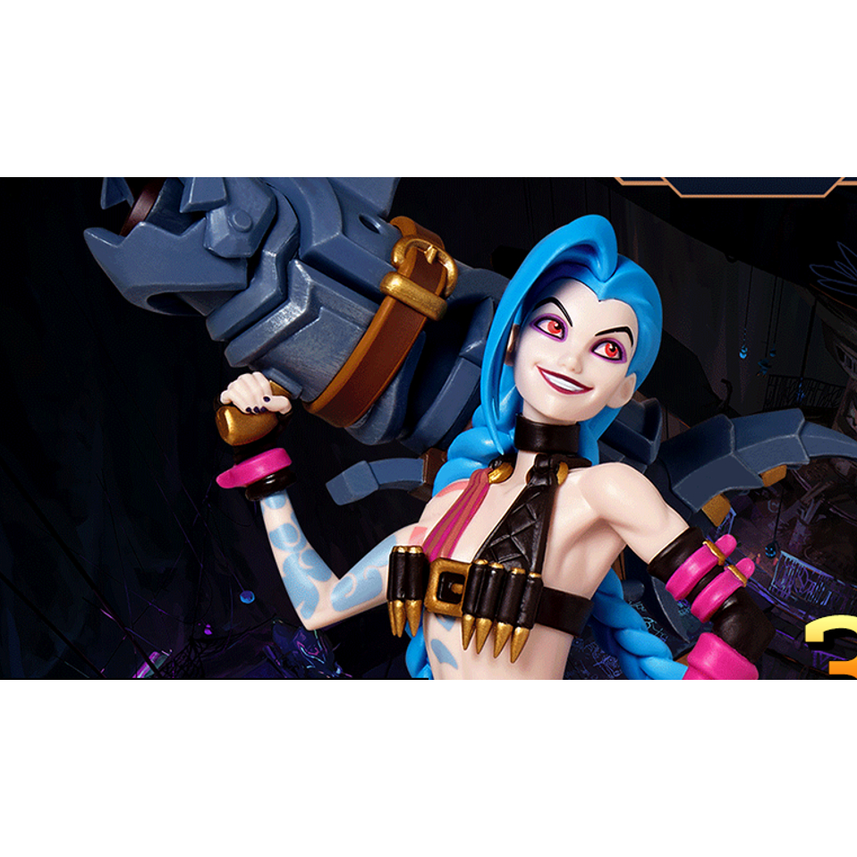 wishyoulcky! - Jinx Unlocked Statue จากเกม League of Legends WildRift ...
