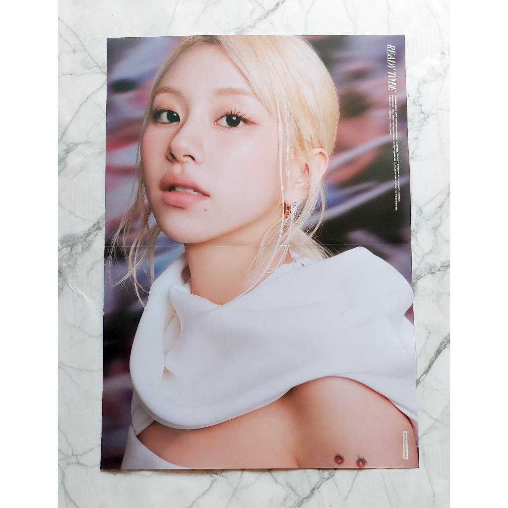 Folded Poster จาก CD อัลบั้ม TWICE - READY TO BE Album ของแท้ Kpop ...