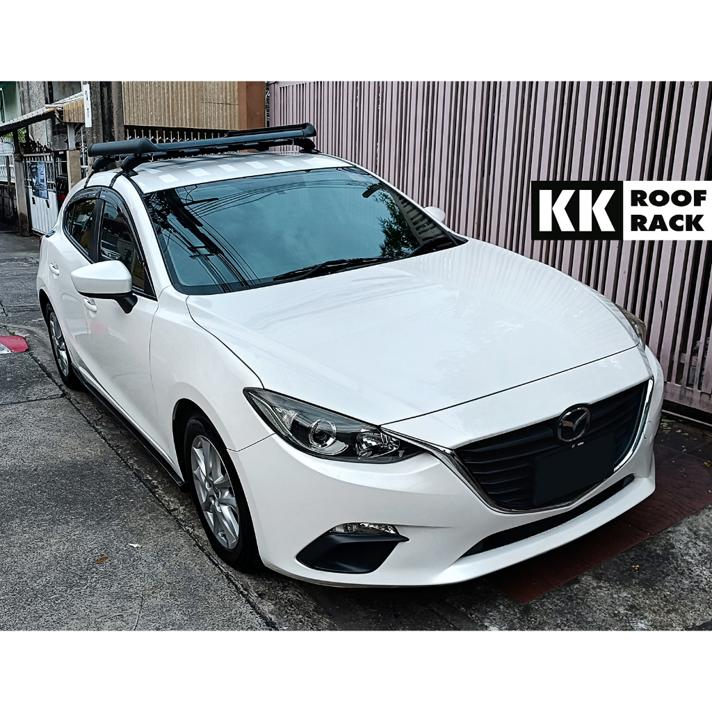 แร็คหลังคา สำหรับ Mazda 3 ทุกรุ่น BK BL BN BM BP ของใหม่ ไม่เจาะหลังคา ...